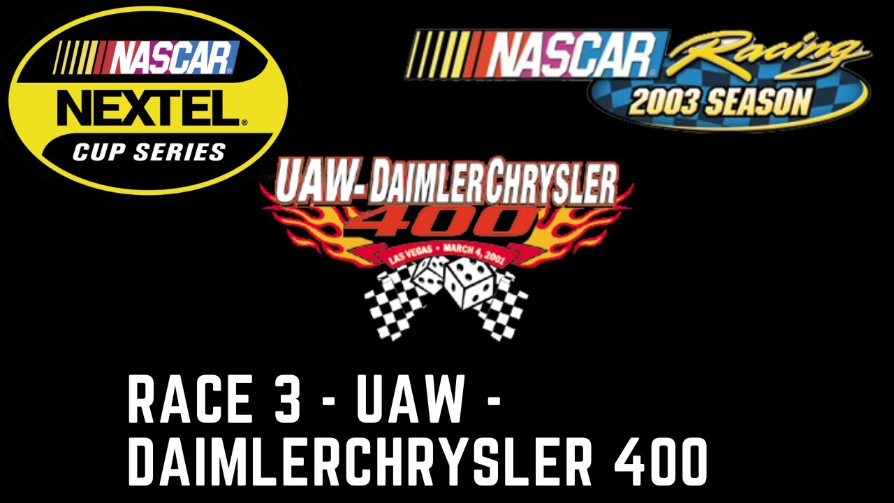 NASCAR Racing 2003 - 2005 UAW-DaimlerChrylser 400 Highlights - YouTube