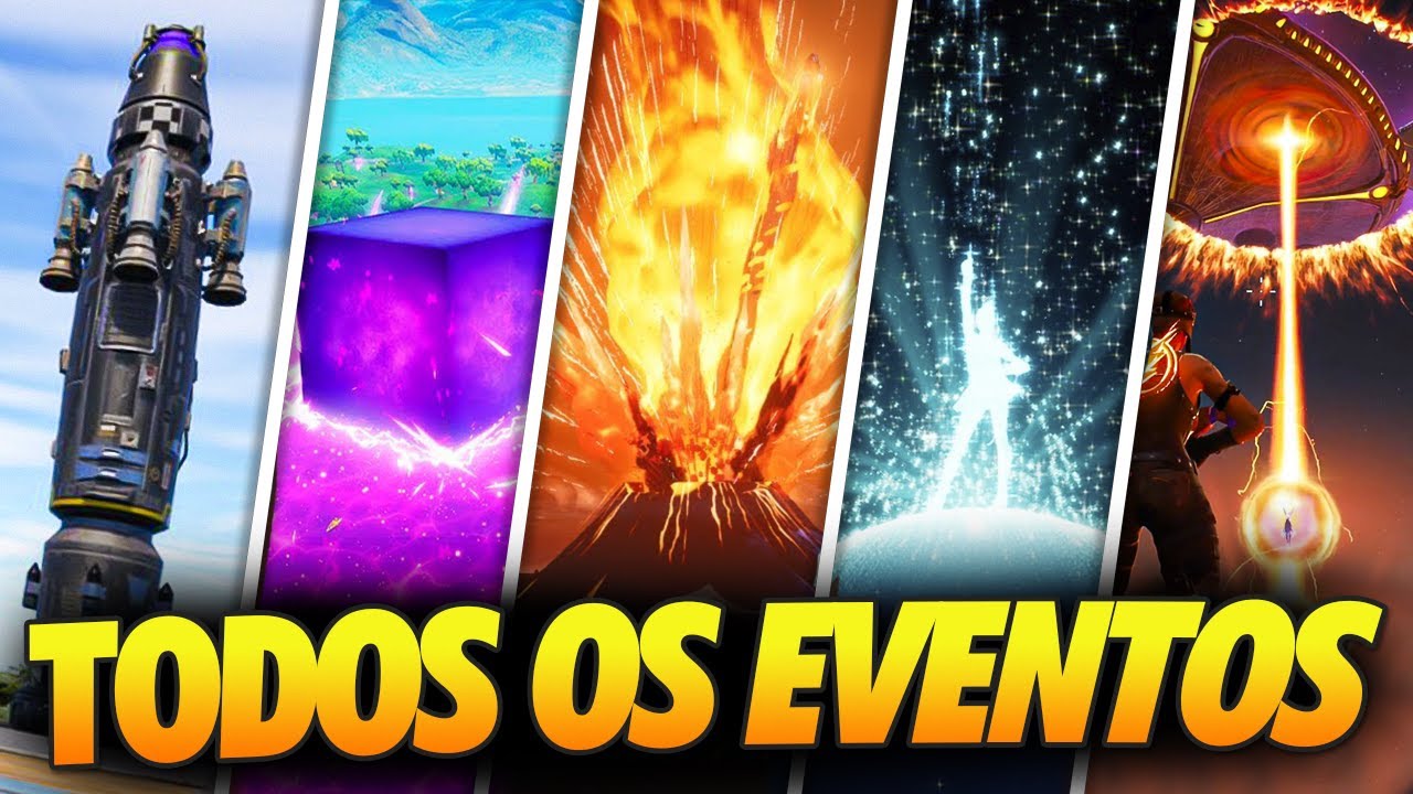 *TODOS* OS EVENTOS AO VIVO DO FORTNITE (2017-2022) - YouTube