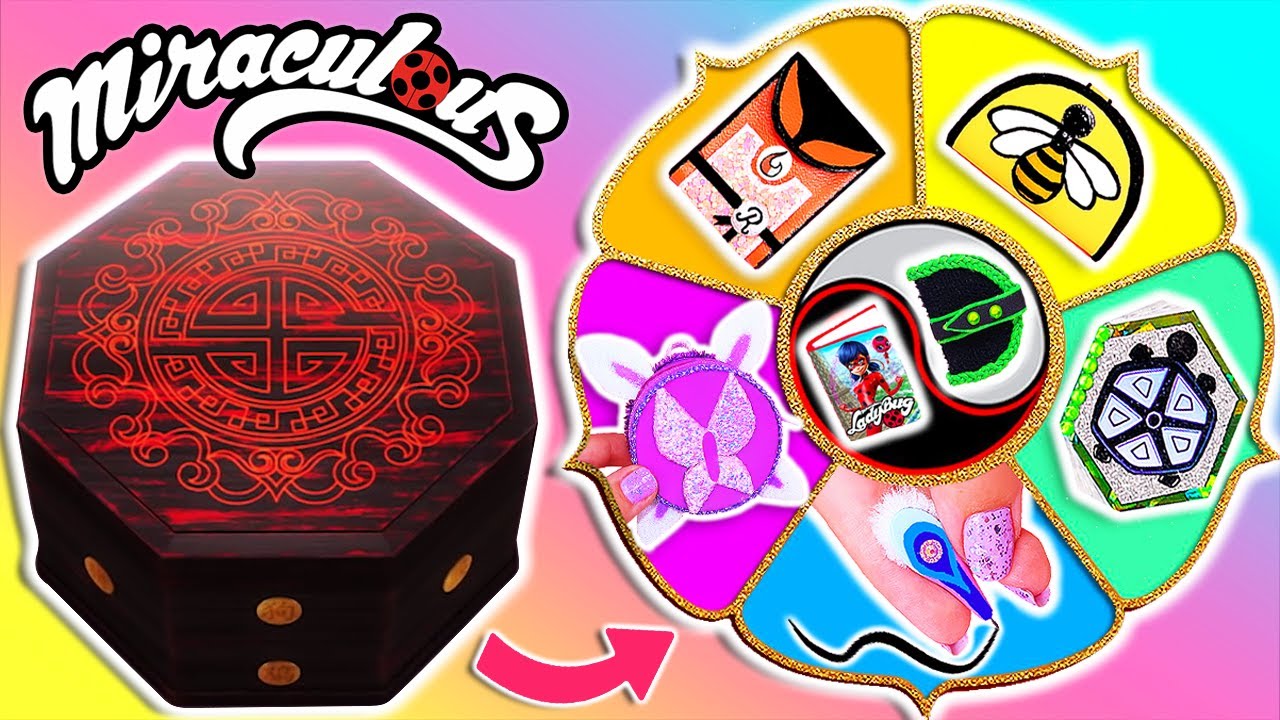 DIY: Miniature of all Miraculouses of Miraculous Ladybug School ...