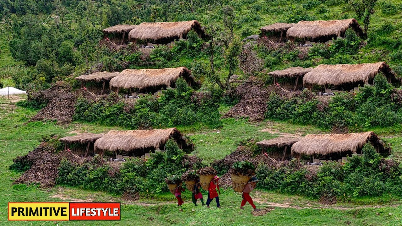 Beautiful Nepali Mountain Village Simple Happy Lifestyle | Rural Nepal ...
