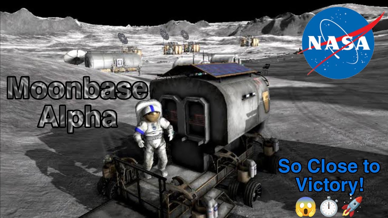 Moonbase Alpha Gameplay: So Close to Victory! 😱⏱️🚀 | (Made by: NASA) - YouTube