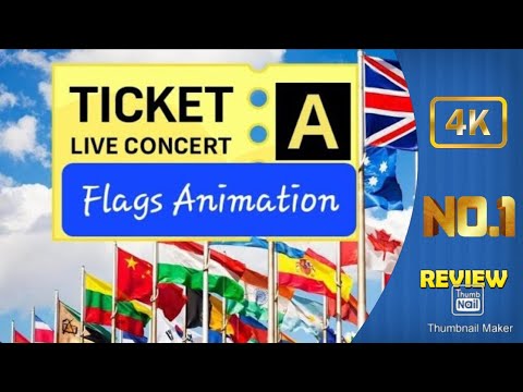 Flags animation with national anthem. - YouTube