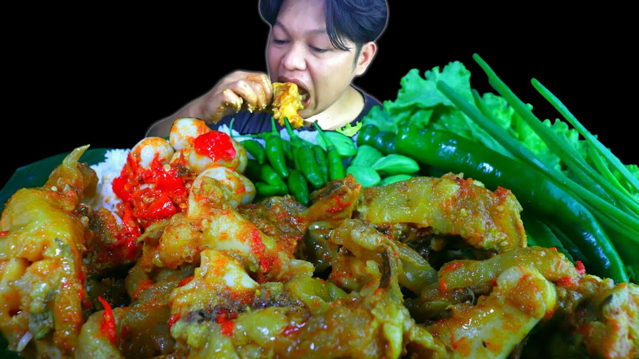 1 KG KIKIL SAPI PEDAS RICA" SAMBAL TELOR BURUNG PUYUH + LALAPAN MENTAH ...