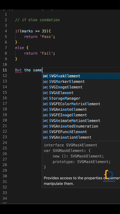 Javascript ternary operator | #shorts #viral #html #css #coding #views #youtubeshorts - YouTube