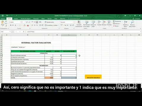 MATRIZ EFI (evaluación de factores internos)- internal factor evaluation MATRIX. - YouTube