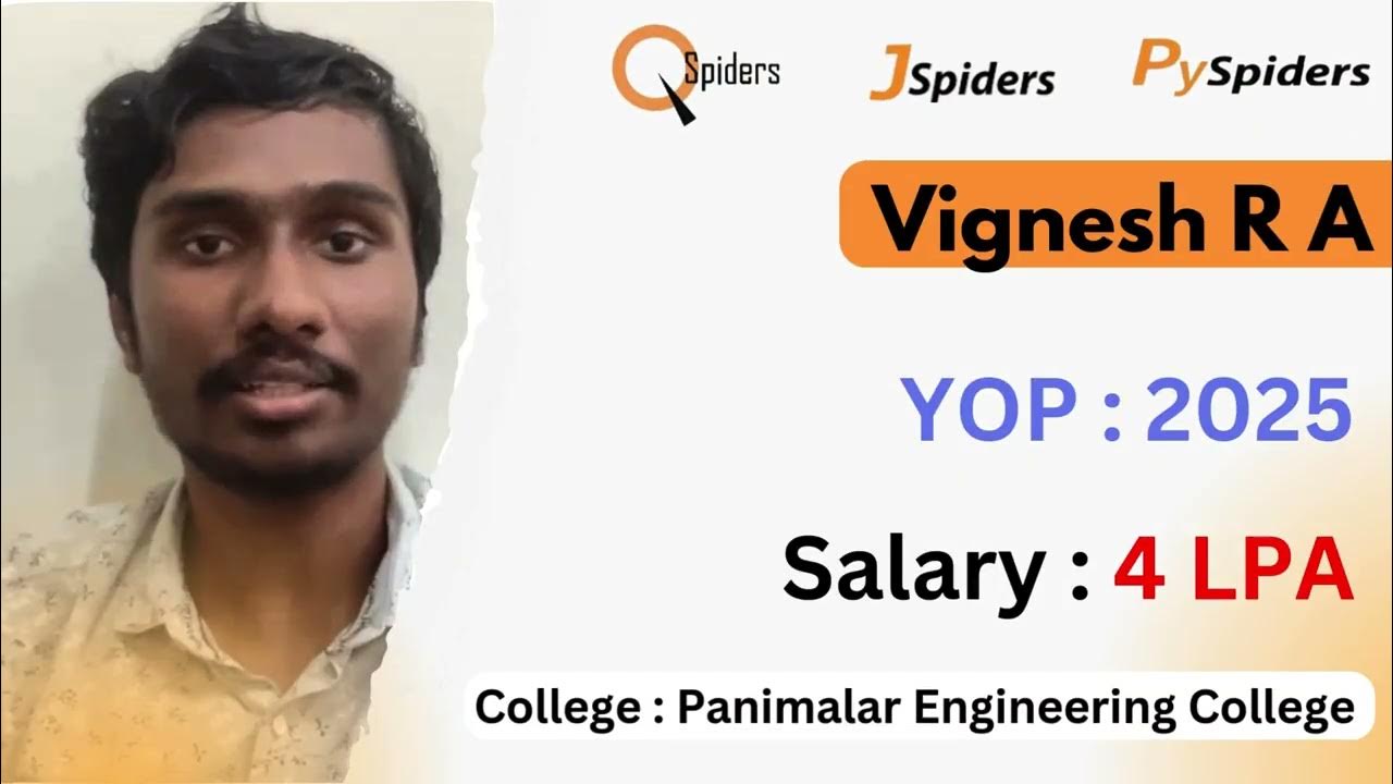 AI & DS student placed | 2025 PASSOUT | QSPIDERS - YouTube