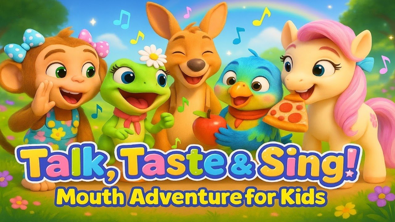 Talk, Taste & Sing! Tata & Friends Mouth Adventure for Kids - YouTube