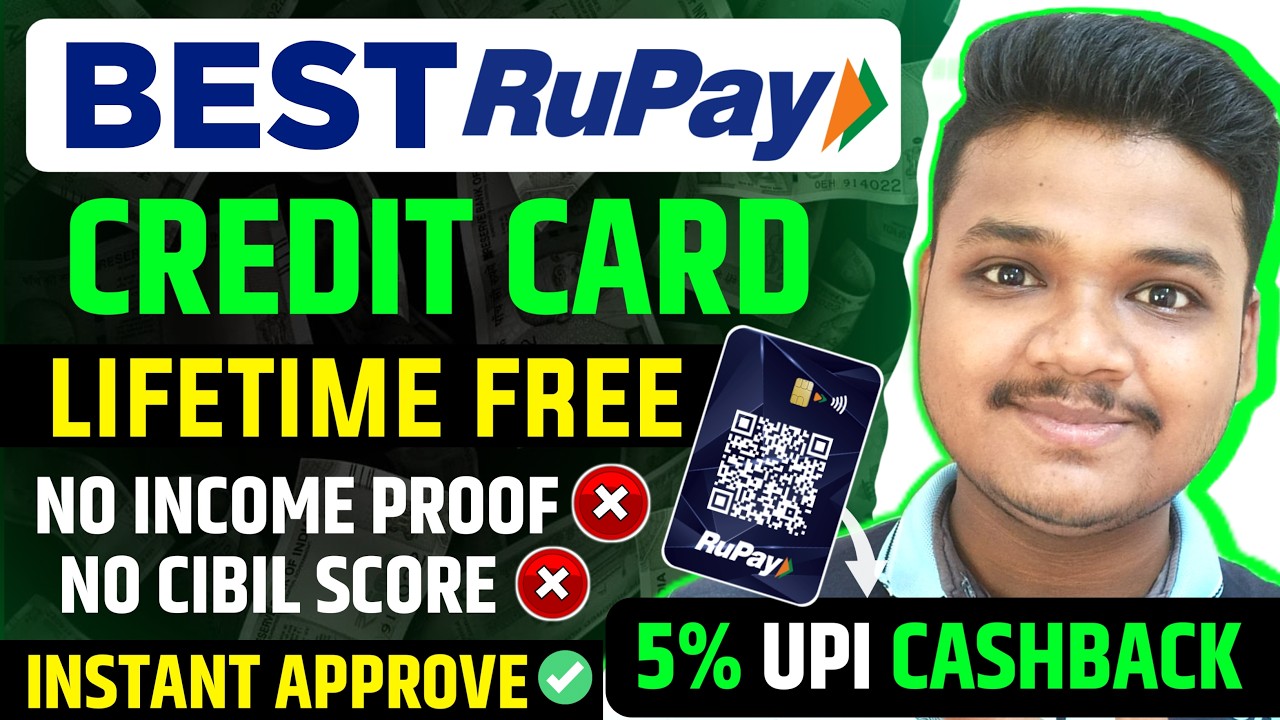 BEST RUPAY CREDIT CARD | BEST RUPAY CREDIT CARDS 2024 LIFETIME FREE ...