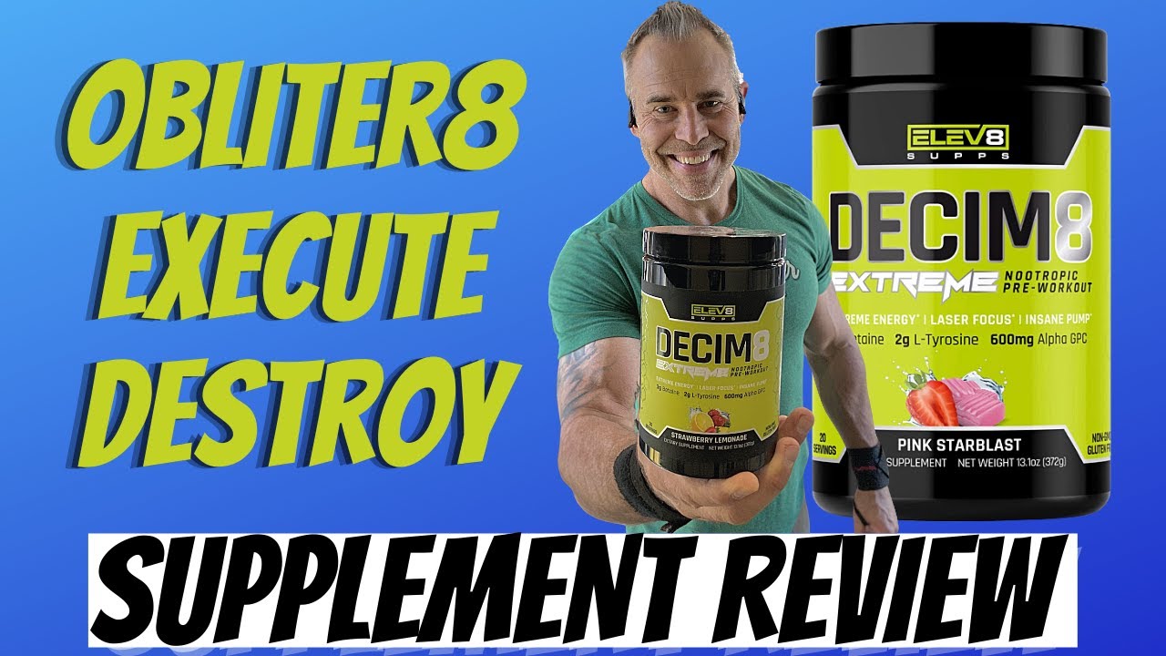 ELEV8 Supps DECIM8 Pre Workout Review | DHMA Bodybuilding Pre Workout ...