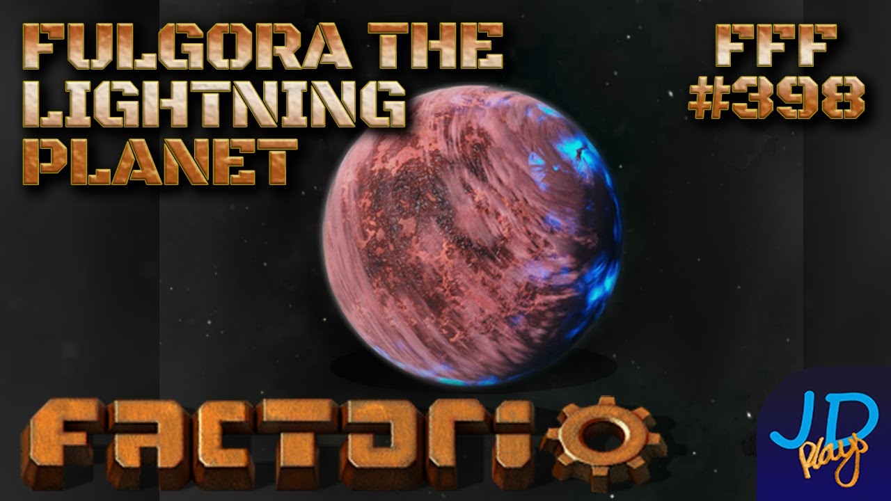 Factorio Friday Facts #398 ⚙️ Fulgora - The Lightning Planet - YouTube