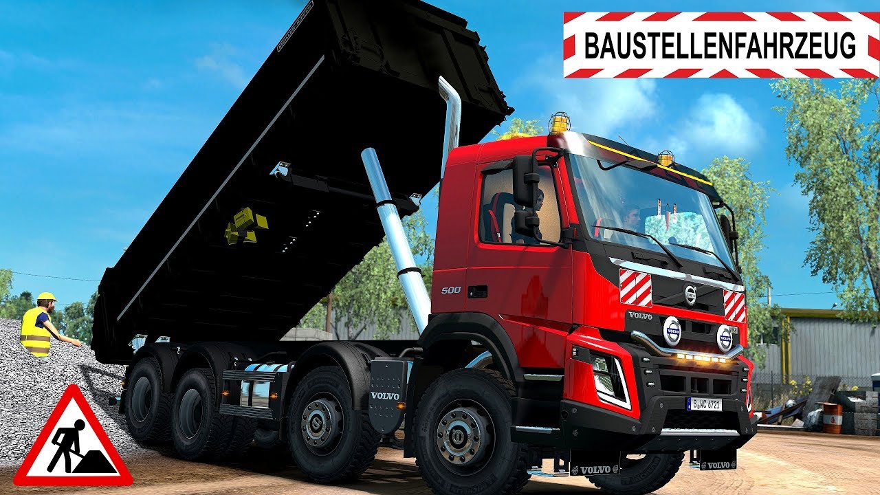 ETS2 BAUSTELLE - Neues MATERIAL für die Baustelle [#1372] EURO TRUCK SIMULATOR 2 - YouTube