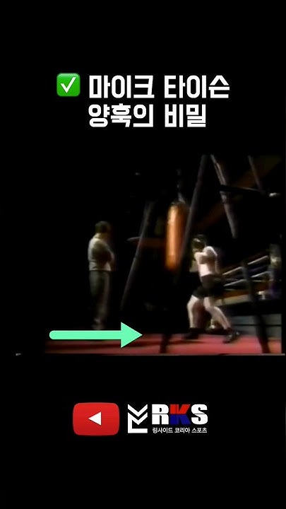 마이크 타이슨🥊양훅의 비밀은 Miketyson Boxing Shodowboxing Boxingdrills 복싱 격투기