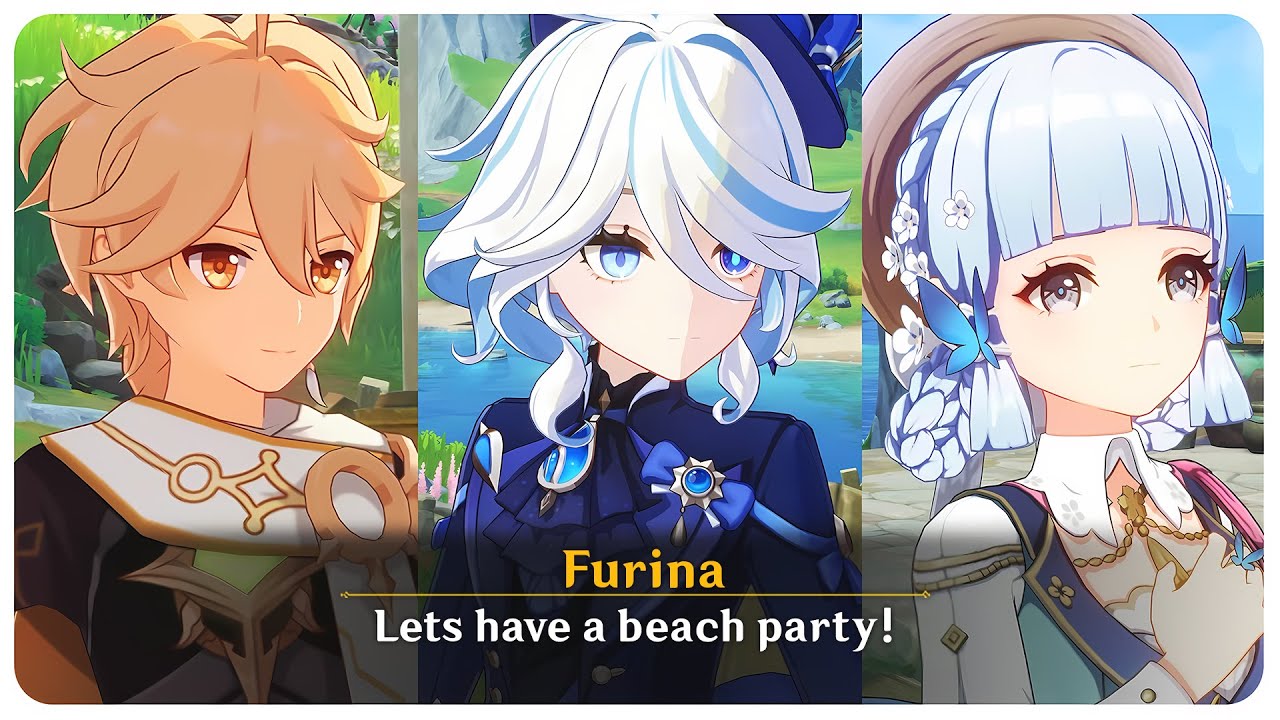 Beach Party with Furina! (Cutscene) Roses and Muskets Act 4 | Genshin ...