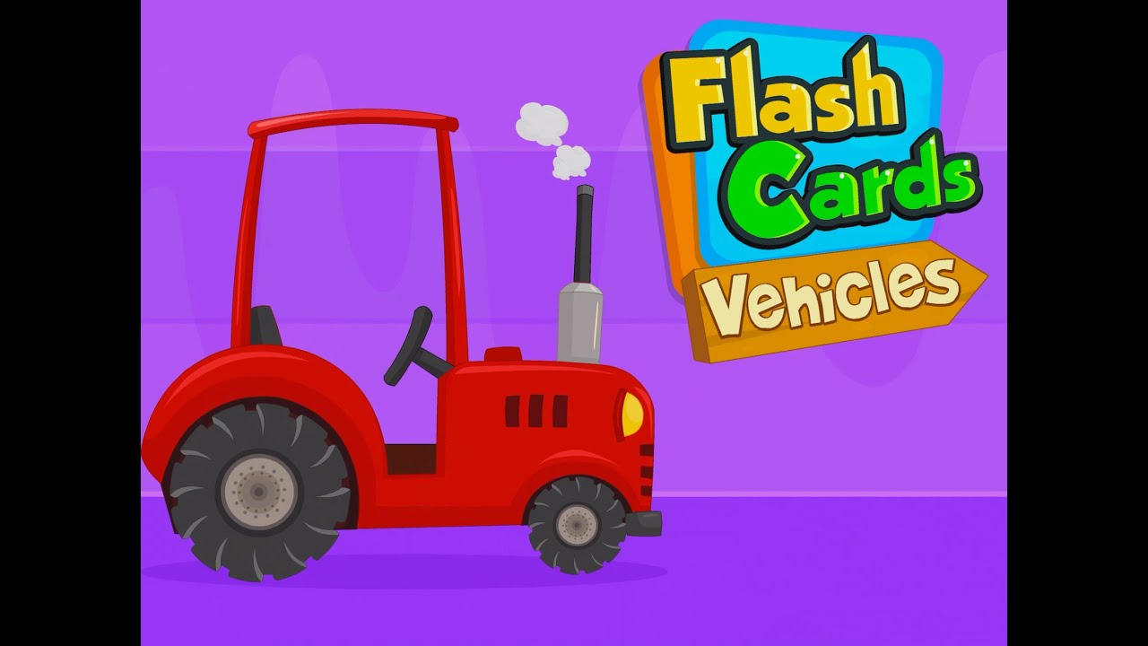 Learn Vehicles for Kids Flashcards for toddlers | Learn Transport ...