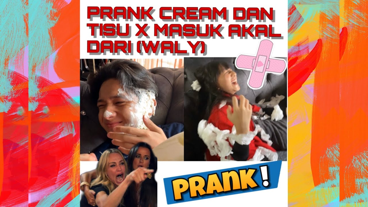 WALY PRANKS ! OMG!!! WHIPPED CREAM TERMASUK DALAM TELINGA WAFIY? - YouTube