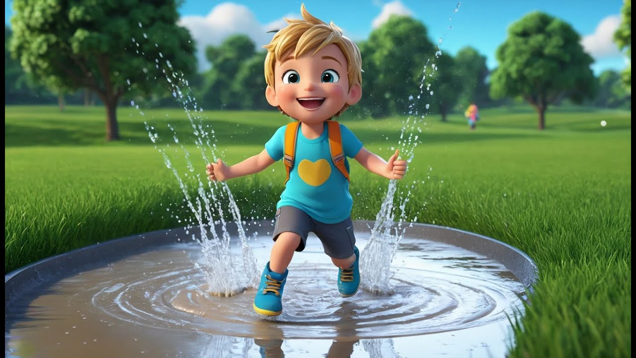 Splish and Splash, Sparkling Like a Jellybean! | Fun Water Play Song ...