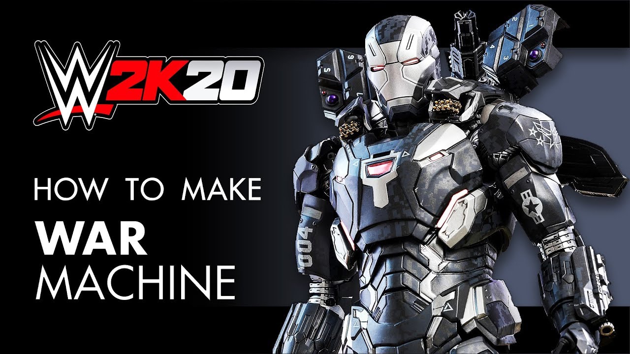 WWE 2K20, How to make War Machine - YouTube