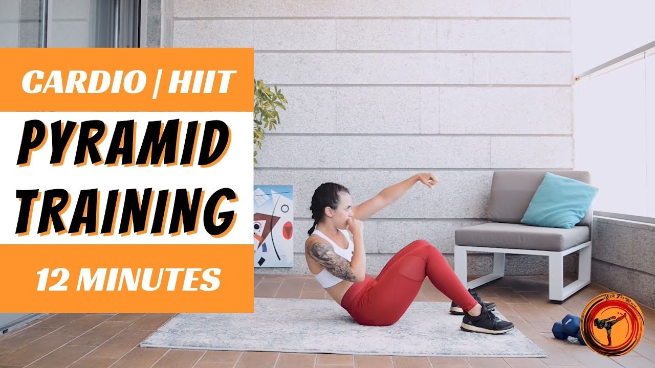 PYRAMID TRAINING | Cardio/HIIT Workout At Home [KickFitBox] - YouTube