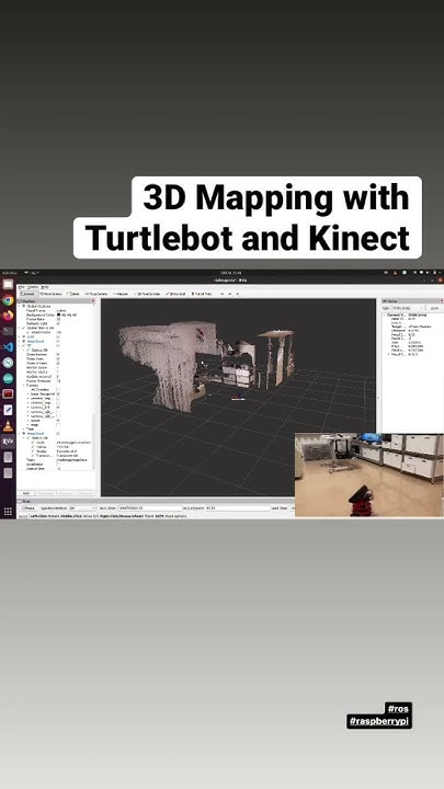3D mapping with Turtlebot and Kinect - YouTube