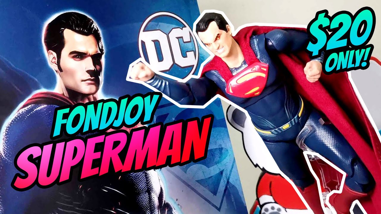 Fondjoy Superman 1/9 scale action figure. Justice League unboxing and ...