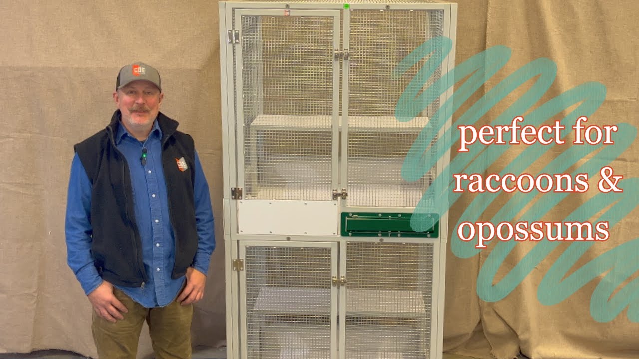 Custom Wildlife Enclosure | CDE Animal Cages™ - YouTube