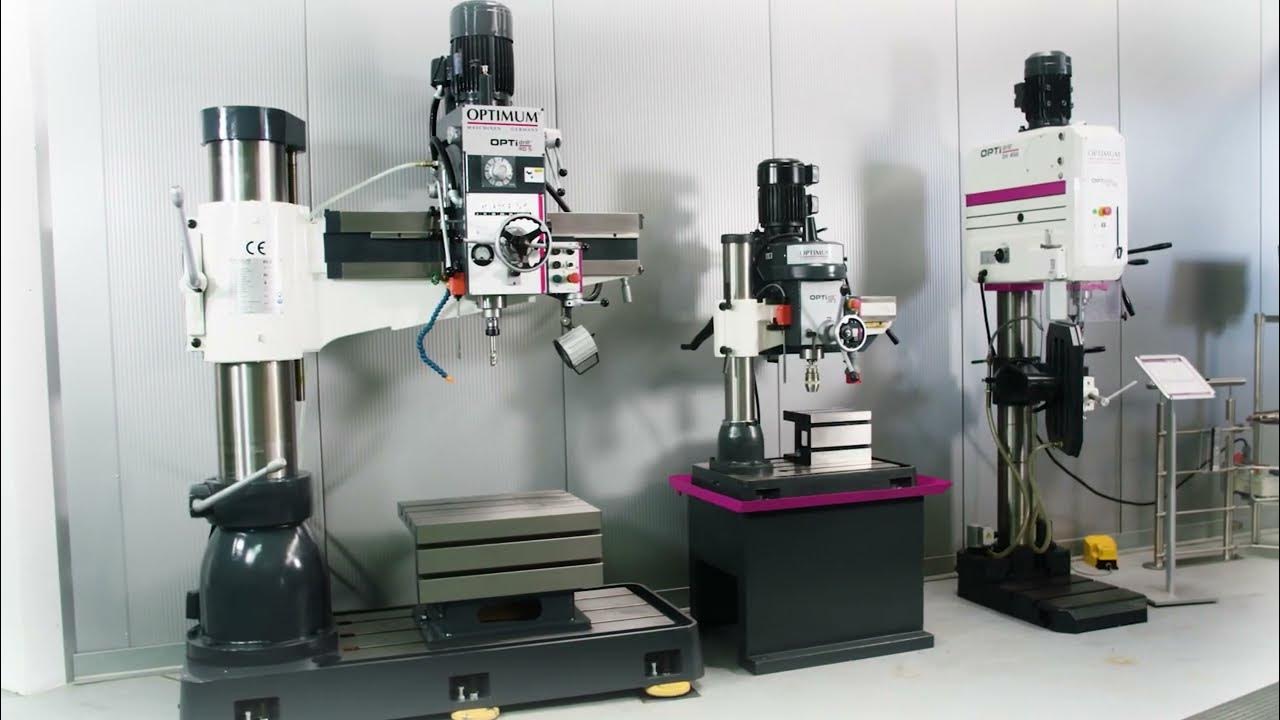 Optimum OPTIdrill RD 5 Radial Drill - YouTube