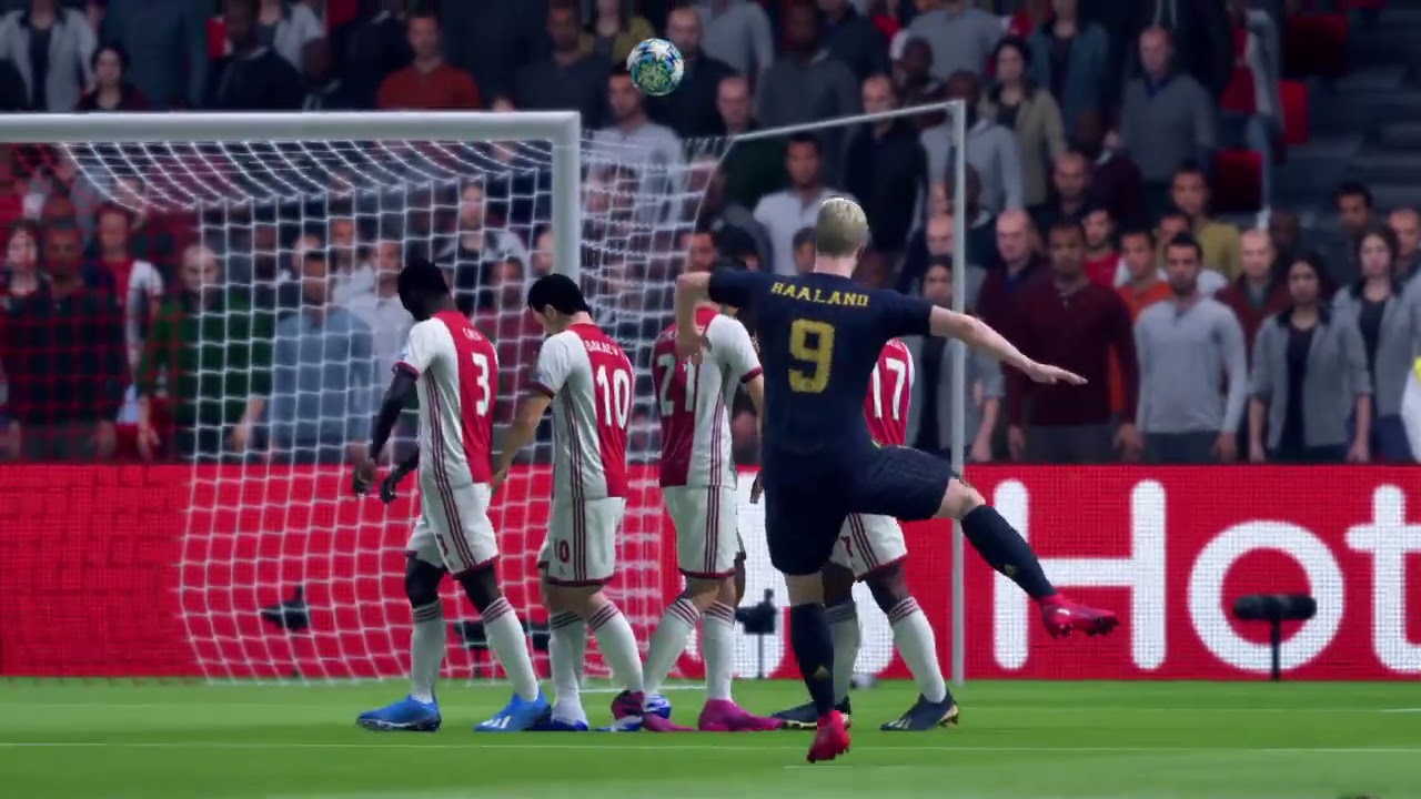 Haaland gol tiro libre - YouTube