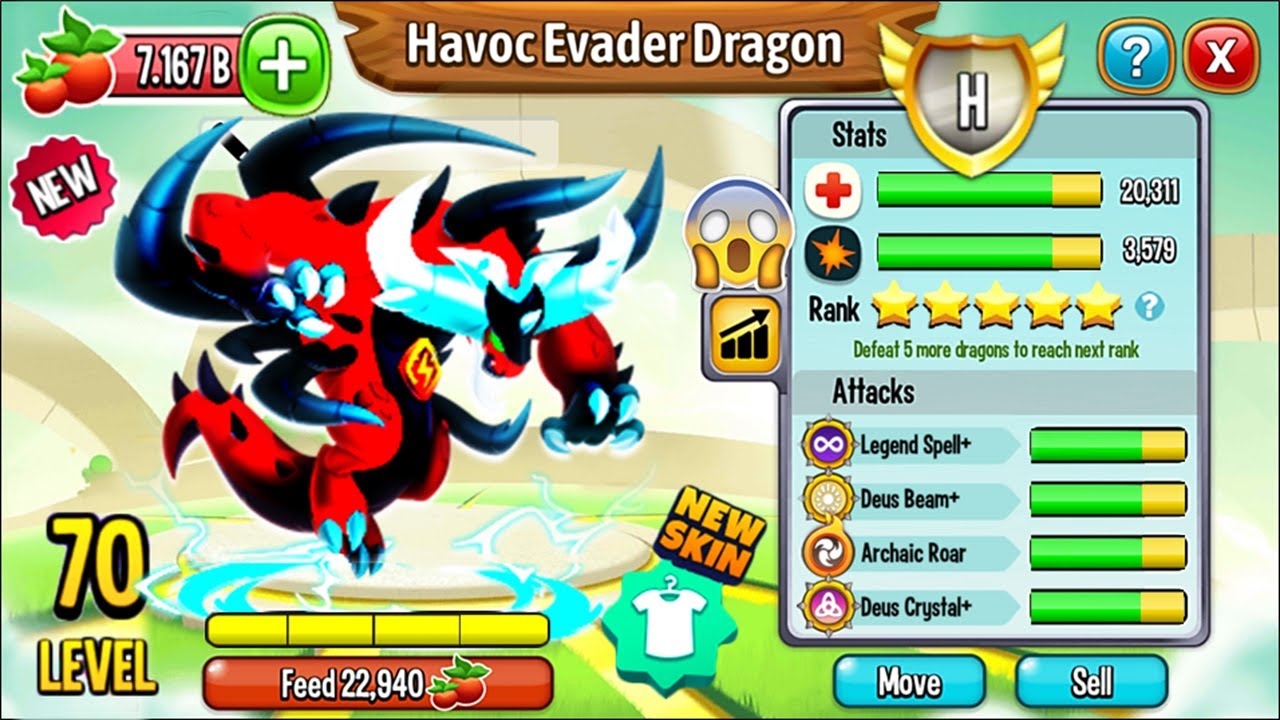 Dragon City: Havoc Evader Dragon, NEW LEGENDARY | EXCLUSIVE DRAGON 2025 ...