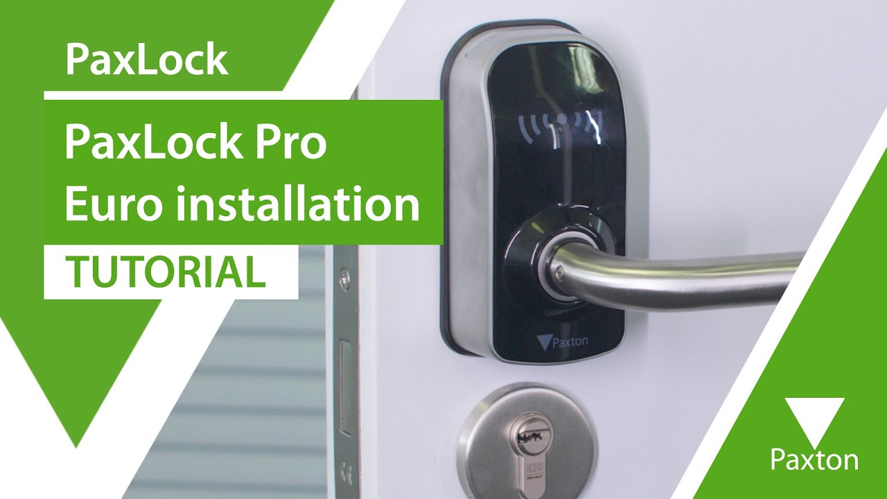 How to install the PaxLock Pro Euro [Paxton Access] - YouTube