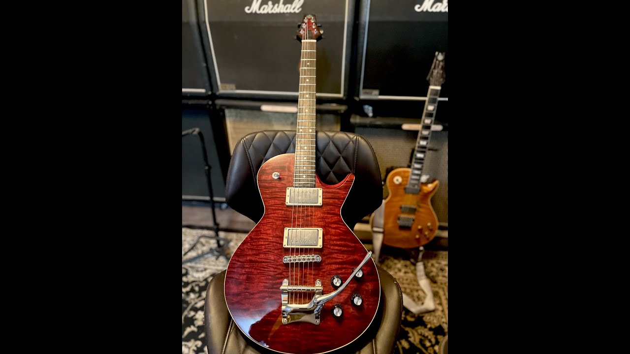 Nicholas Guitars single cut - Django Joe Bonamassa tone demo - YouTube