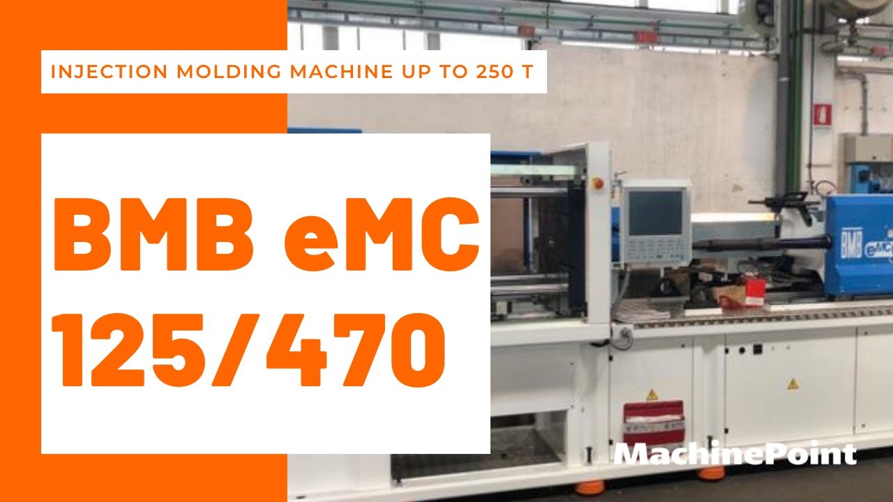 BMB eMC 125/470 Injection molding machine up to 250 T | BMB Machines ...