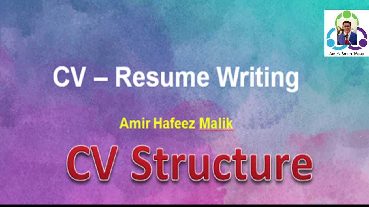 CV Structure | Parts of CV - YouTube