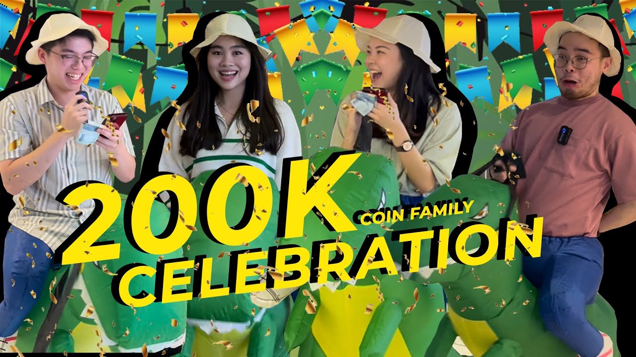 COIN FAMILY JADI DINO DI MALL ?! | 200K CELEBRATION - YouTube