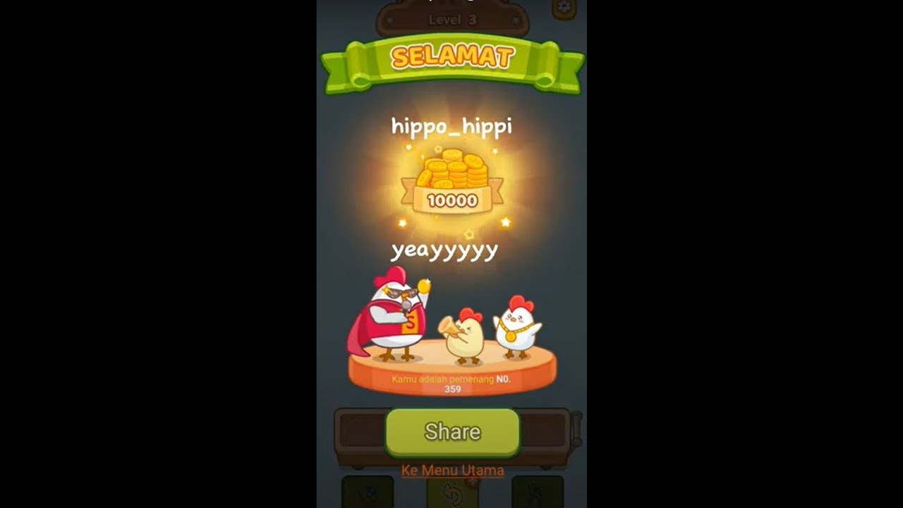 Tutorial gameplay menang shopee cocoki level 3 (5 Agustus 2023) - YouTube