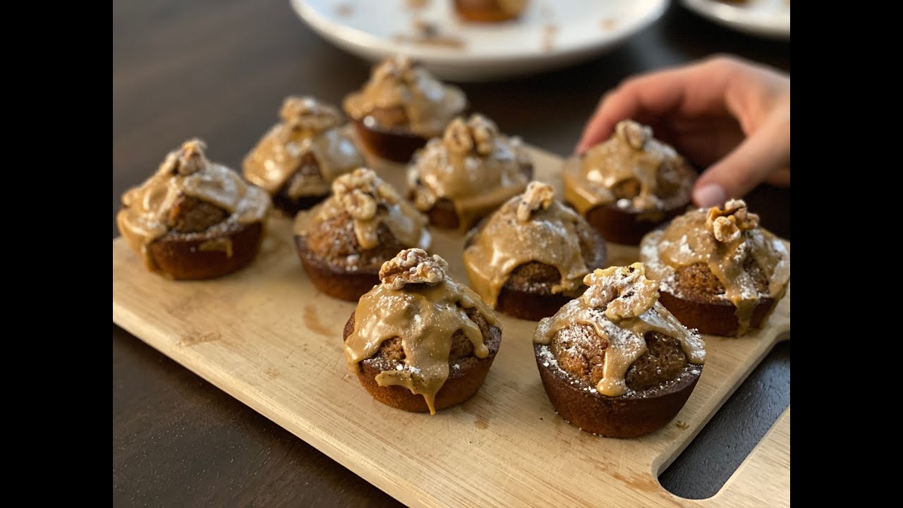 Coffee Walnut Financiers - YouTube
