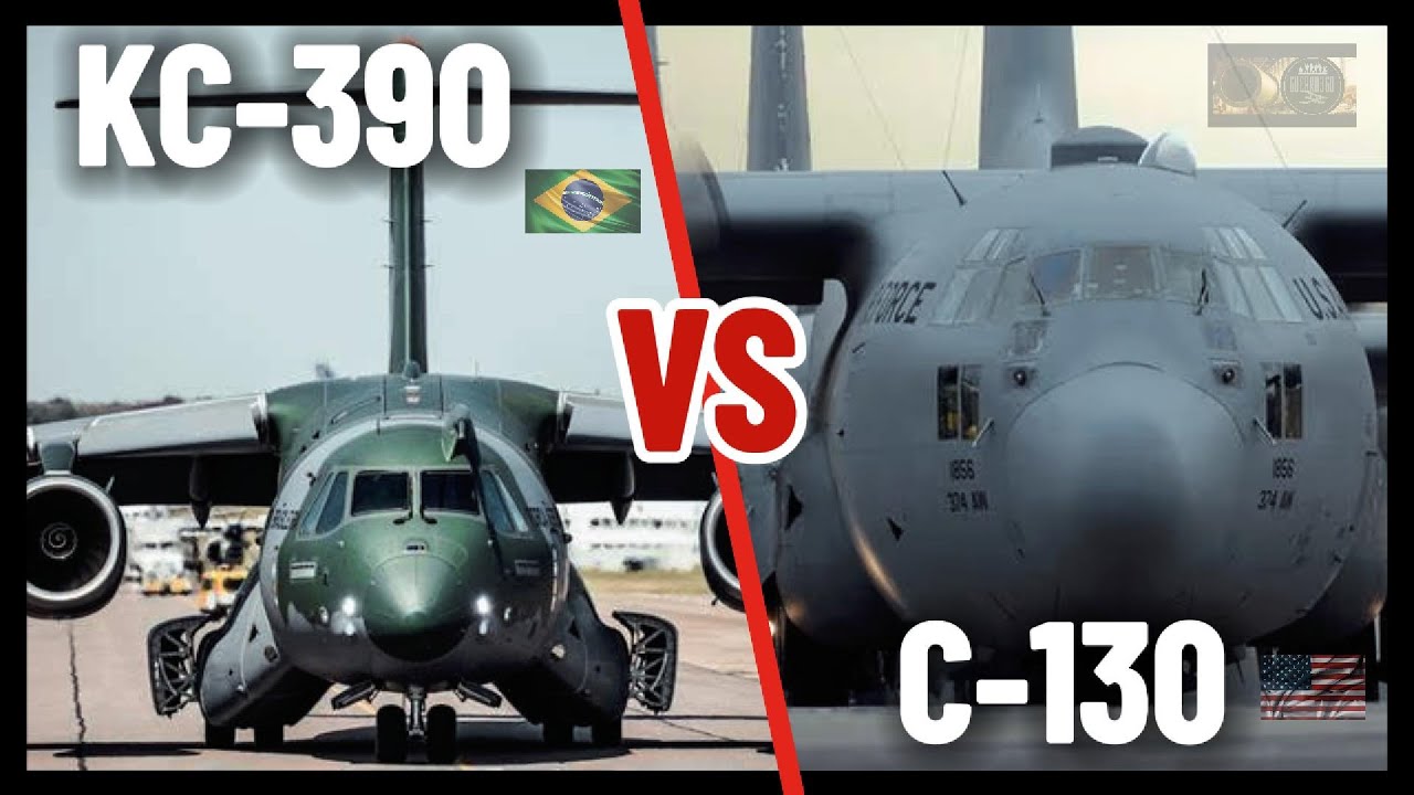 "KC-390 vs. C-130 Hercules: Uma Revolução no Transporte Aéreo MILITAR ...