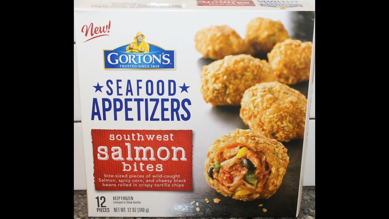 Gorton’s Seafood Appetizers: Southwest Salmon Bites Review - YouTube