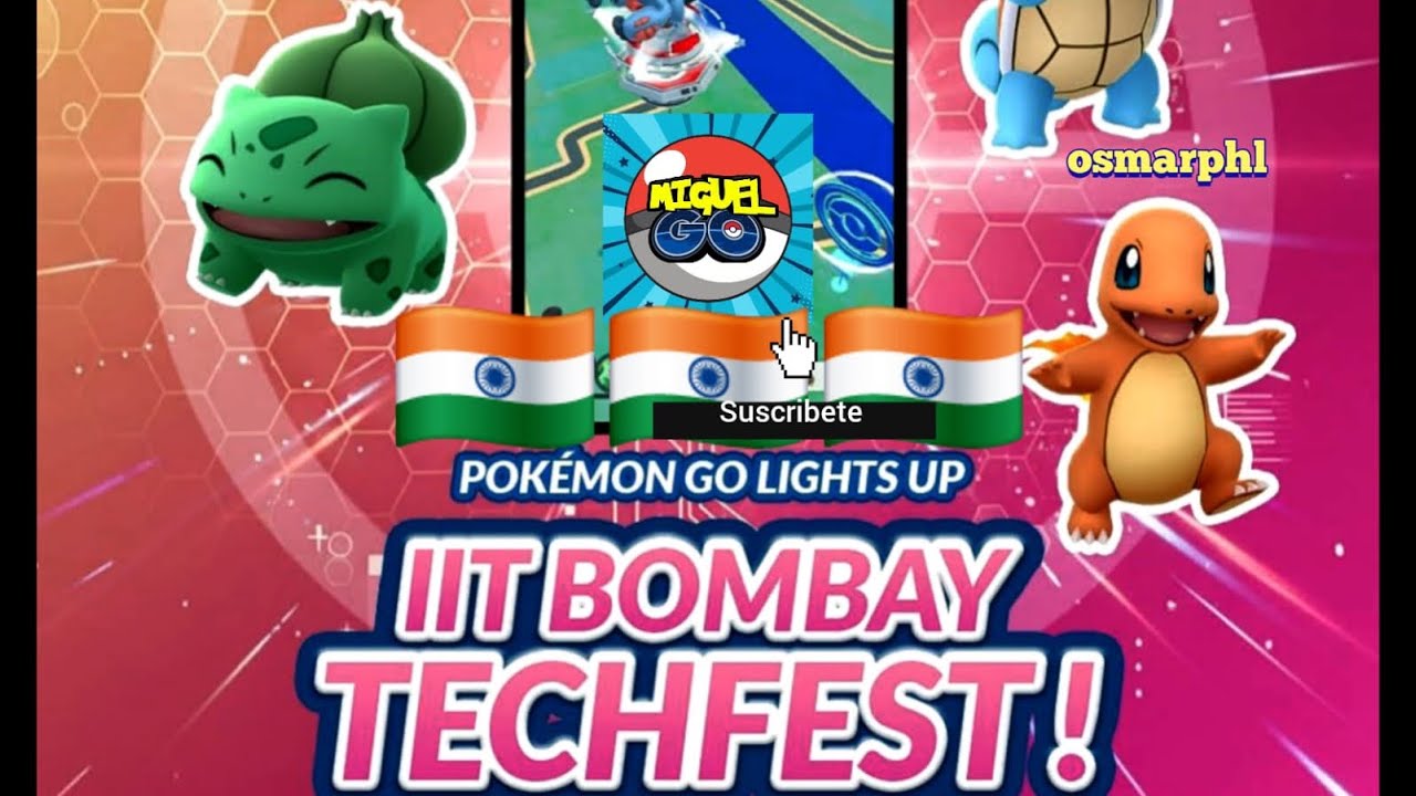 POKEMON GO DE LA INDIA PARTICIPARA EN EL IIT BOMBAY TECHFEST EN ...