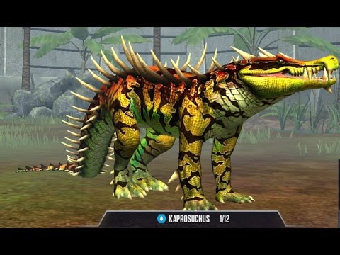 KAPROSUCHUS level 40 DINO - Jurassic World The Game - YouTube
