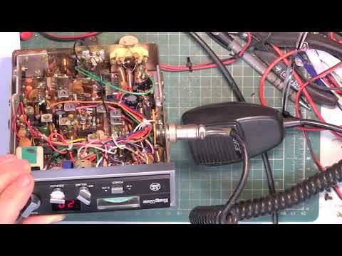 Harry Moss PT325 CB27/81 UK FM CB radio - service alignment & repair ...