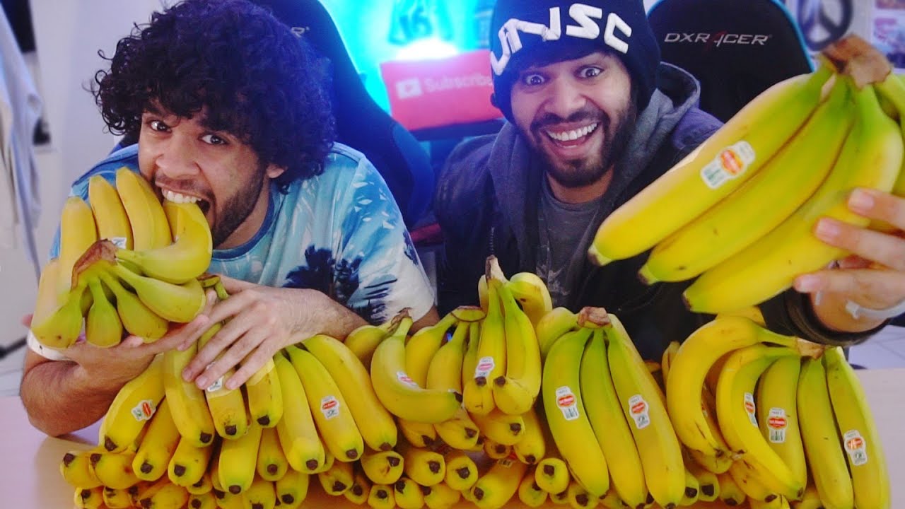 100 Bananas Eating Competition! | Donkey Kong Challenge (10,500 ...