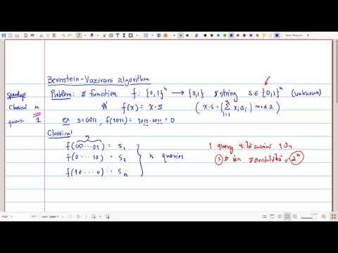 Quantum Computing 05-3: Quantum speedup - Bernstein-Vazirani algorithm - YouTube