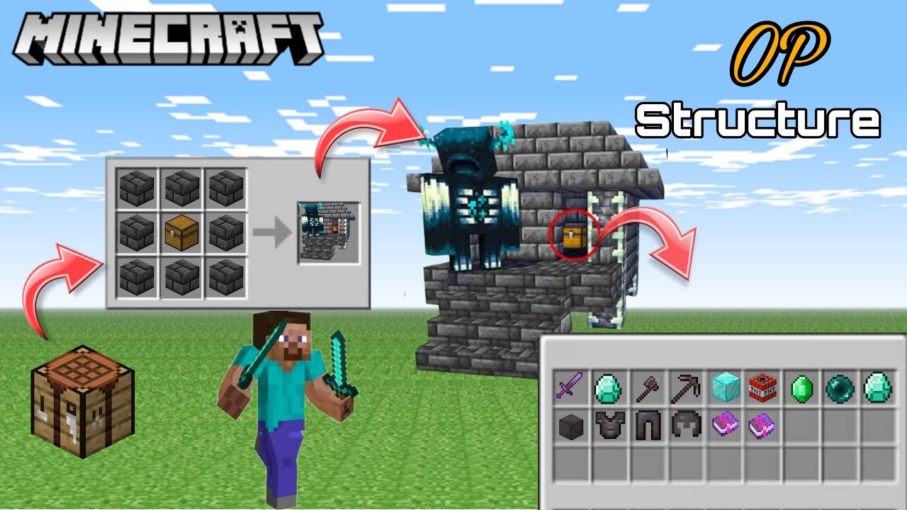 Minecraft, But I Can Craft OP Structures!! - YouTube