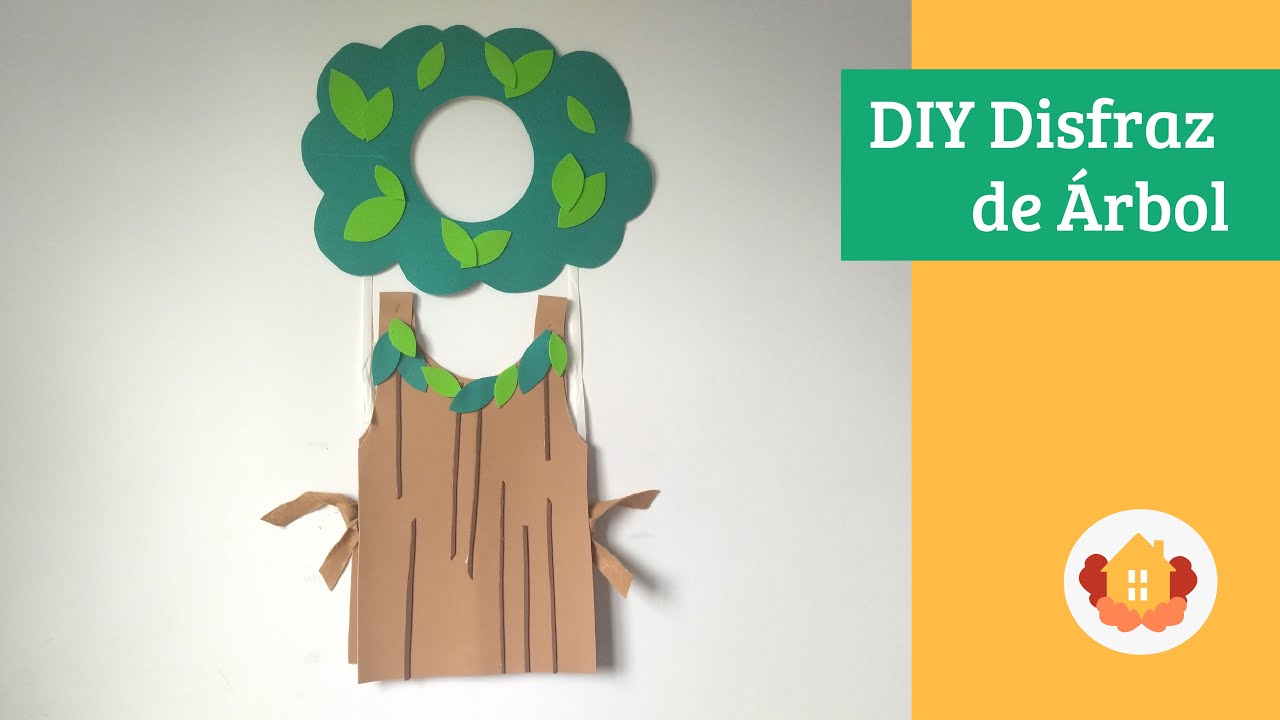 Tutorial Disfraz de árbol con foami - YouTube