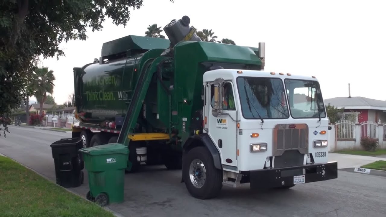 Waste Management Peterbilt 320 Amrep HX-450 ASL 105338 - YouTube