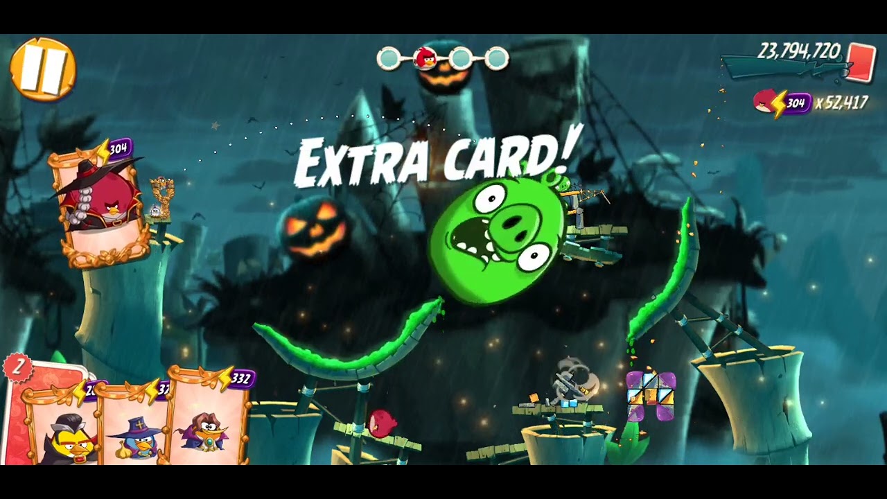 Angry Birds 2 Vampire Hunt, Unlocking Bomb's Hat - YouTube
