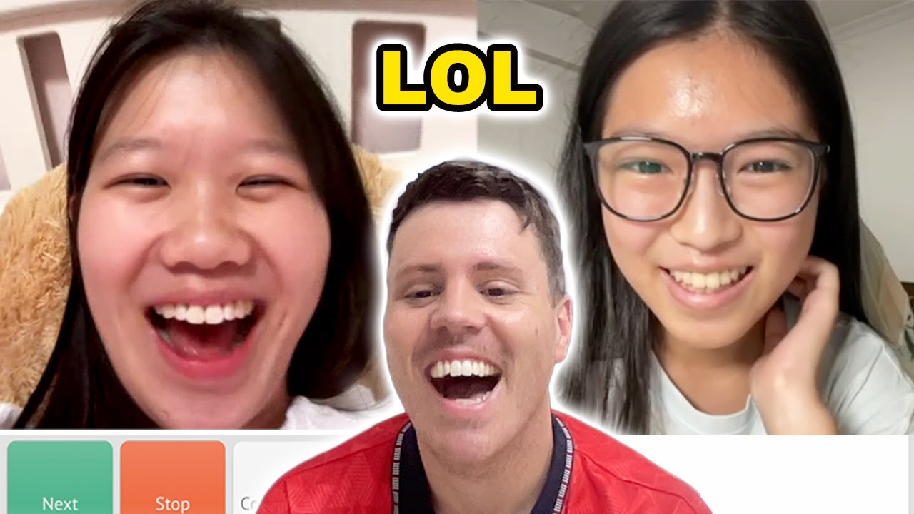 MAKE HER LAUGH! Amazing Reactions When I Speak Chinese! - OmeTV - YouTube