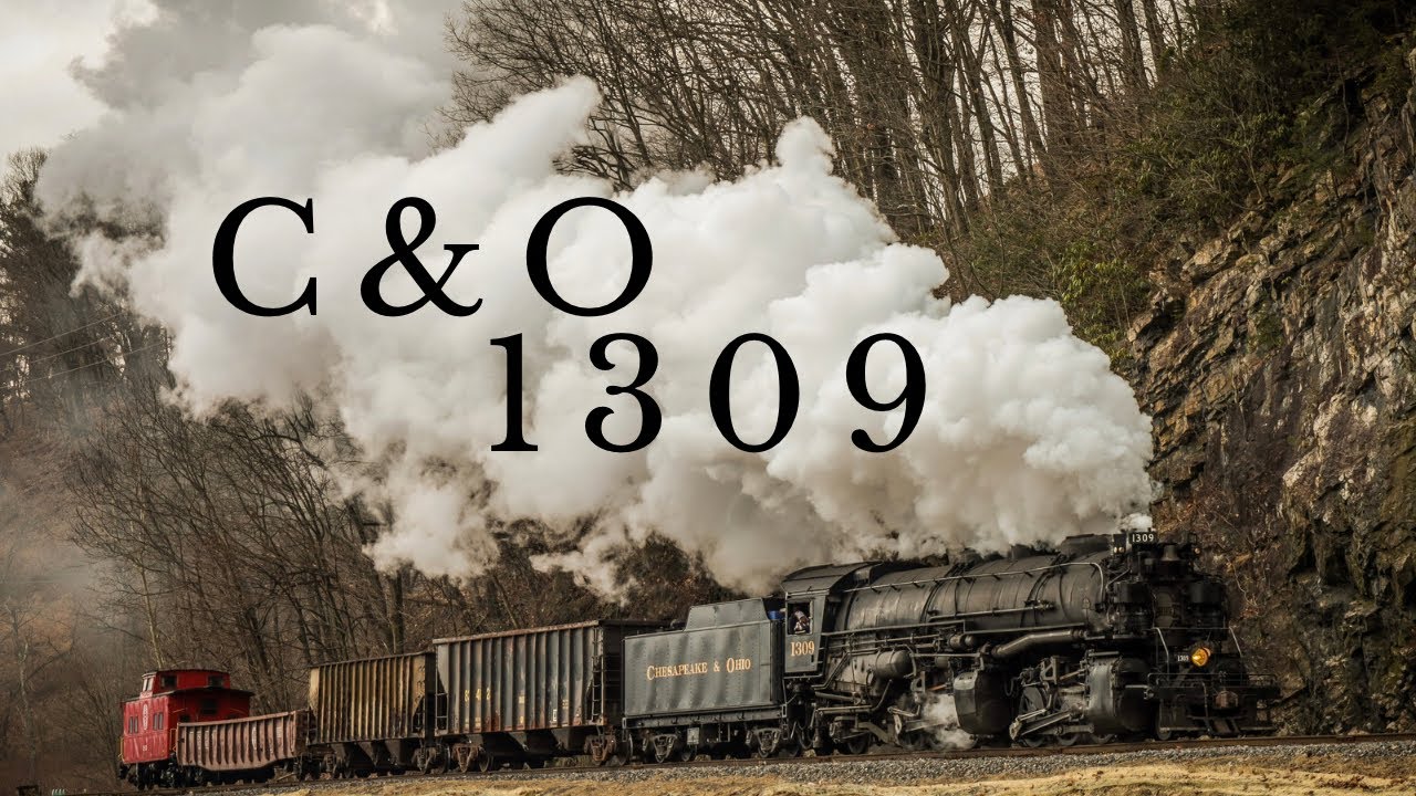 C&O 1309: The Beast of the East shows true color. - YouTube