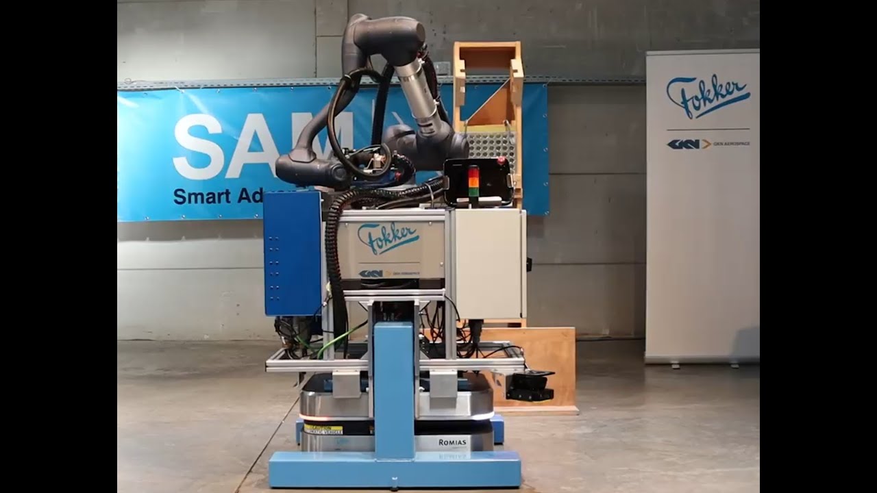 How it's done Romias Robotics SAM XL Cobot Drilling @ GKN Fokker ...