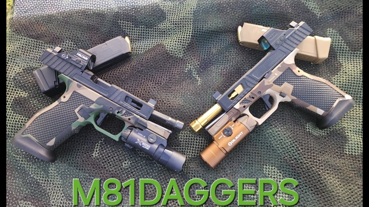 PSA Sabre Dagger, MORE shooting. LESS Talking. M81 Desert, M81 Woodland - YouTube